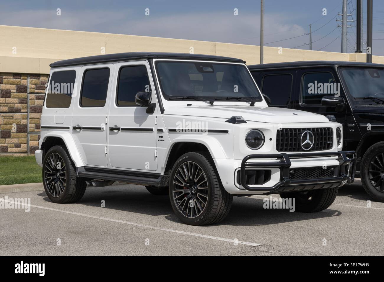 Indianapolis - April 18, 2025: Mercedes-Benz G-Class G 63 AMG display ...
