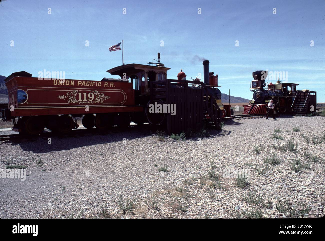 The Promontory Summit in Utah was the site of the Golden Spike ceremony ...