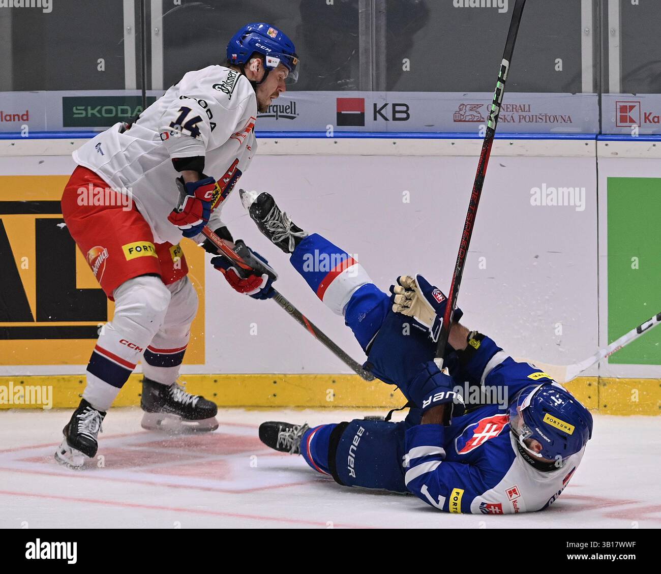 Ostrava, Czech Republic. 25th Apr, 2025. Filip Chlapik of Czech ...