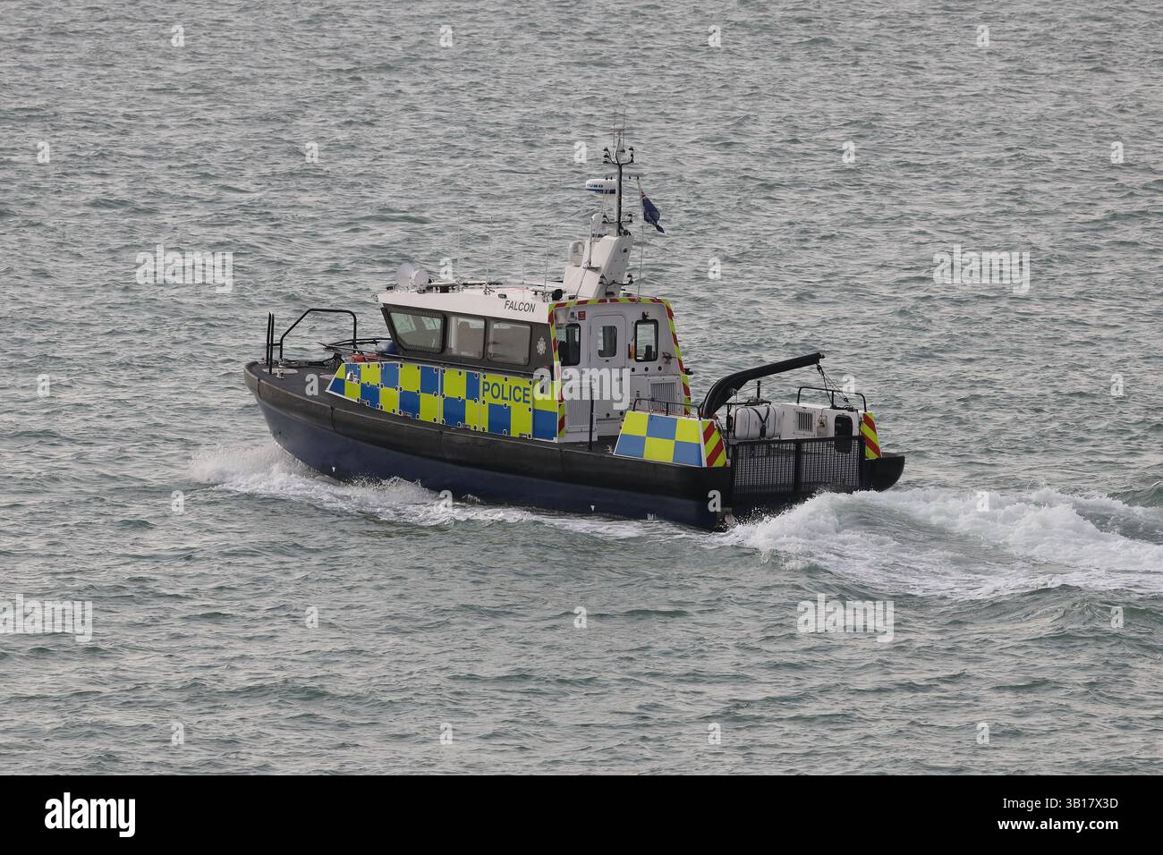 The Ministry of Defence police launch FALCON on patrol Stock Photo - Alamy