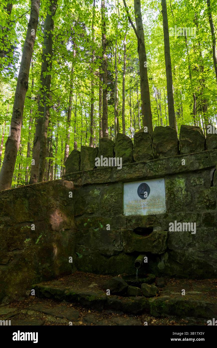 source Kaiserbrünndl, official source of the Wienfluss Vienna River ...