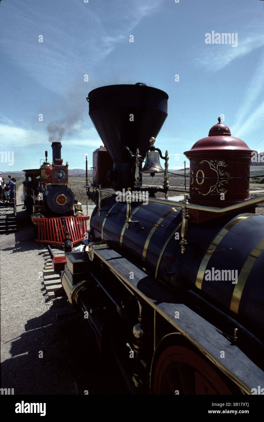 The Promontory Summit in Utah was the site of the Golden Spike ceremony ...