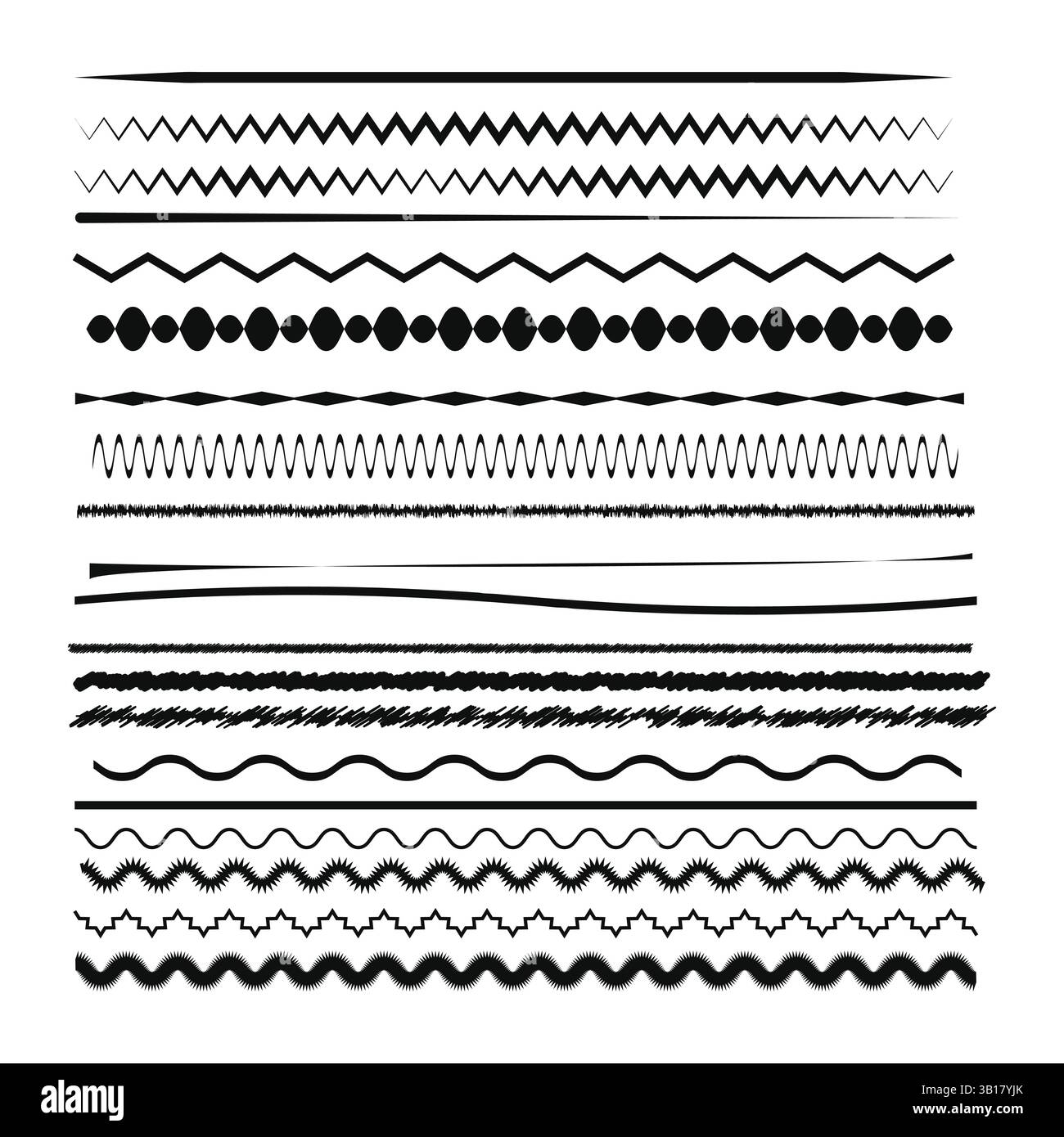 Han drawn decorative lines or border. Han drawn decorative border or ...