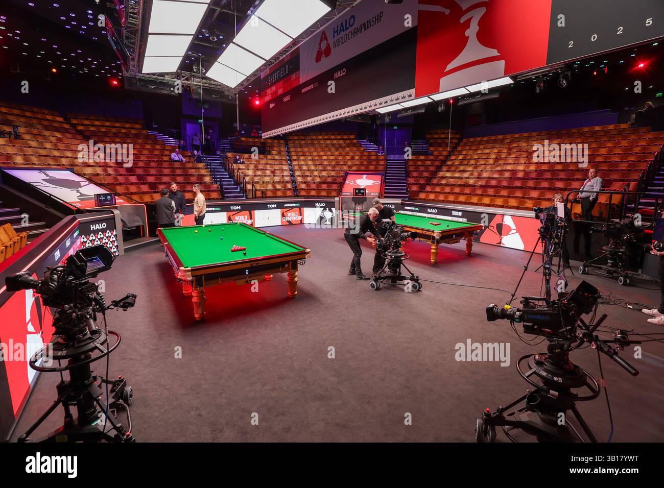 A general view of the Crucible Theatre during the 2025 Halo World ...