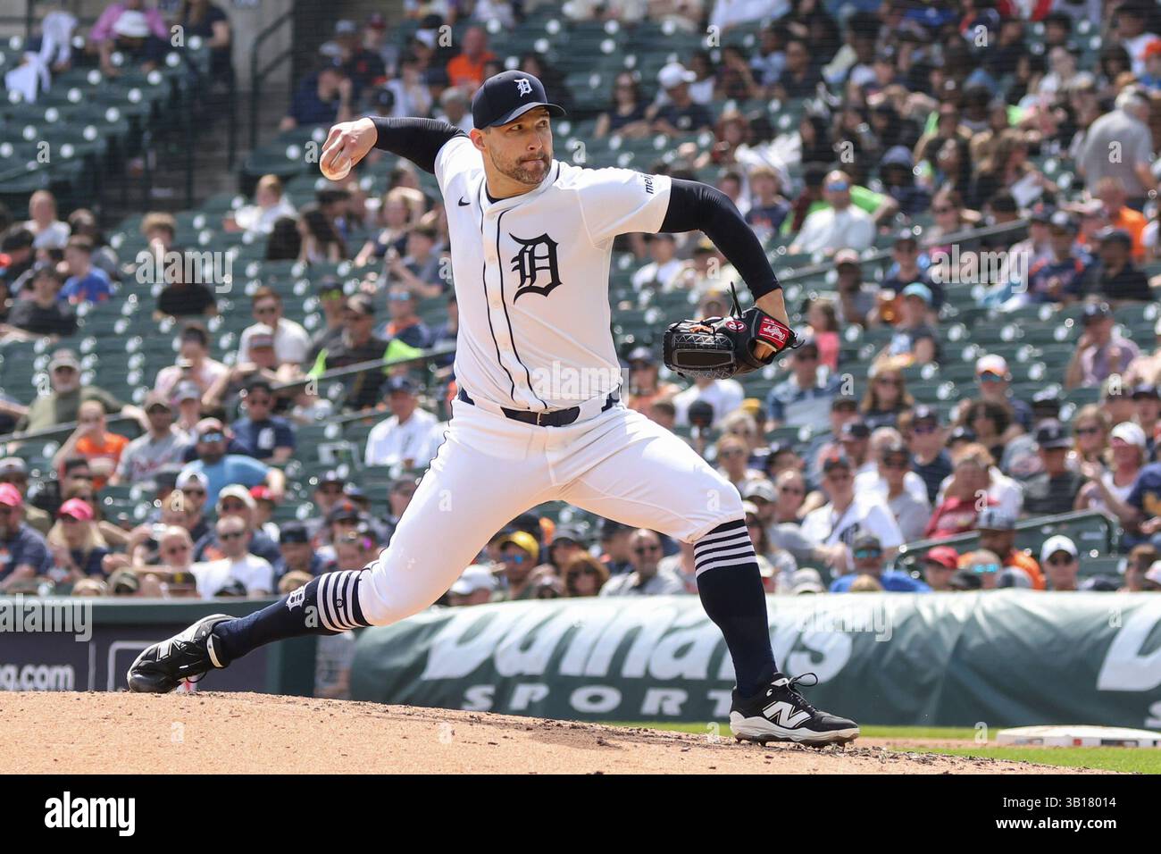 DETROIT, MI - APRIL 23: Detroit Tigers relief pitcher Tommy Kahnle (43 ...