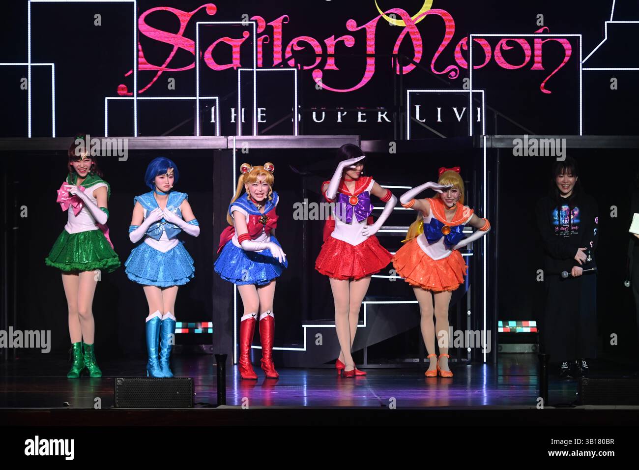 The cast of Pretty Guardian Sailor Moon: The Super Live and director ...