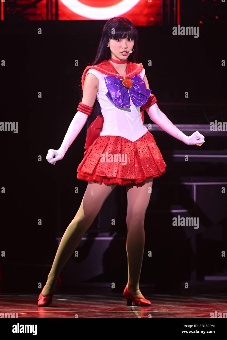 The cast of 'Pretty Guardian Sailor Moon: The Super Live' on stage ...