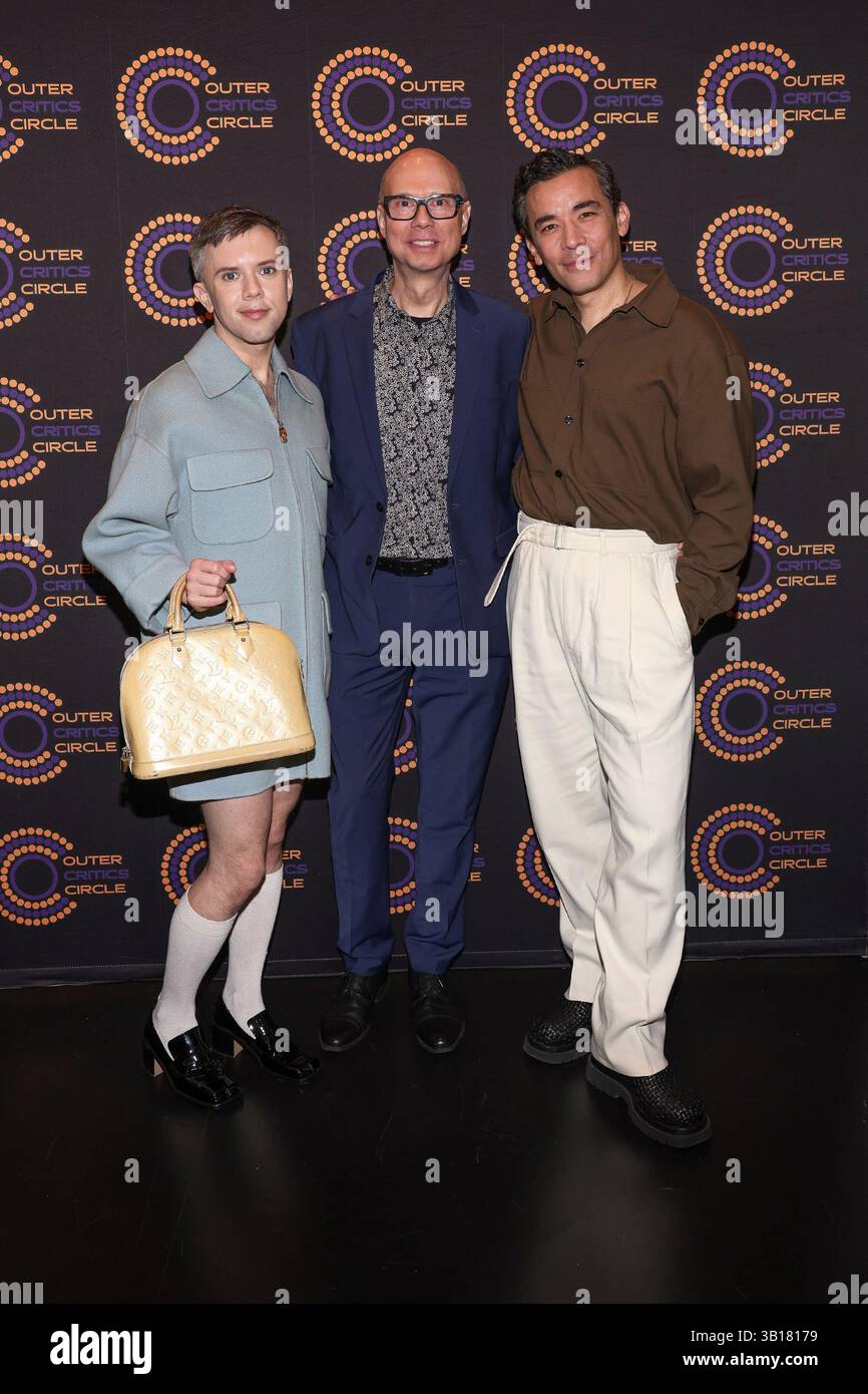 Ny. 25th Apr, 2025. Cole Escola, Richard Ridge, Conrad Ricamora at the ...