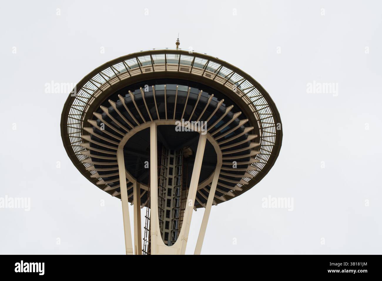 SEATTLE, WA, USA - APR 7, 2025: The Space Needle is seen in Seattle ...