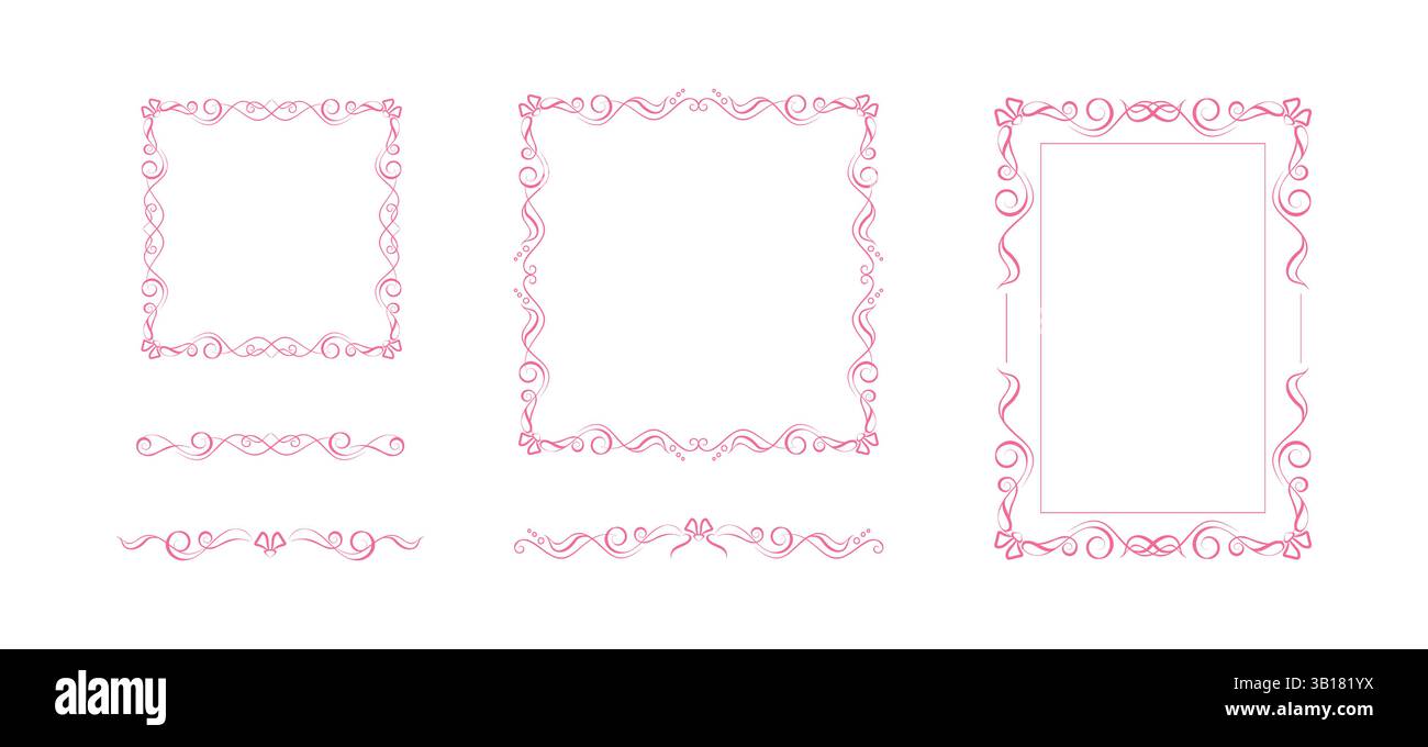 Ornate vignette Stock Vector Images - Alamy