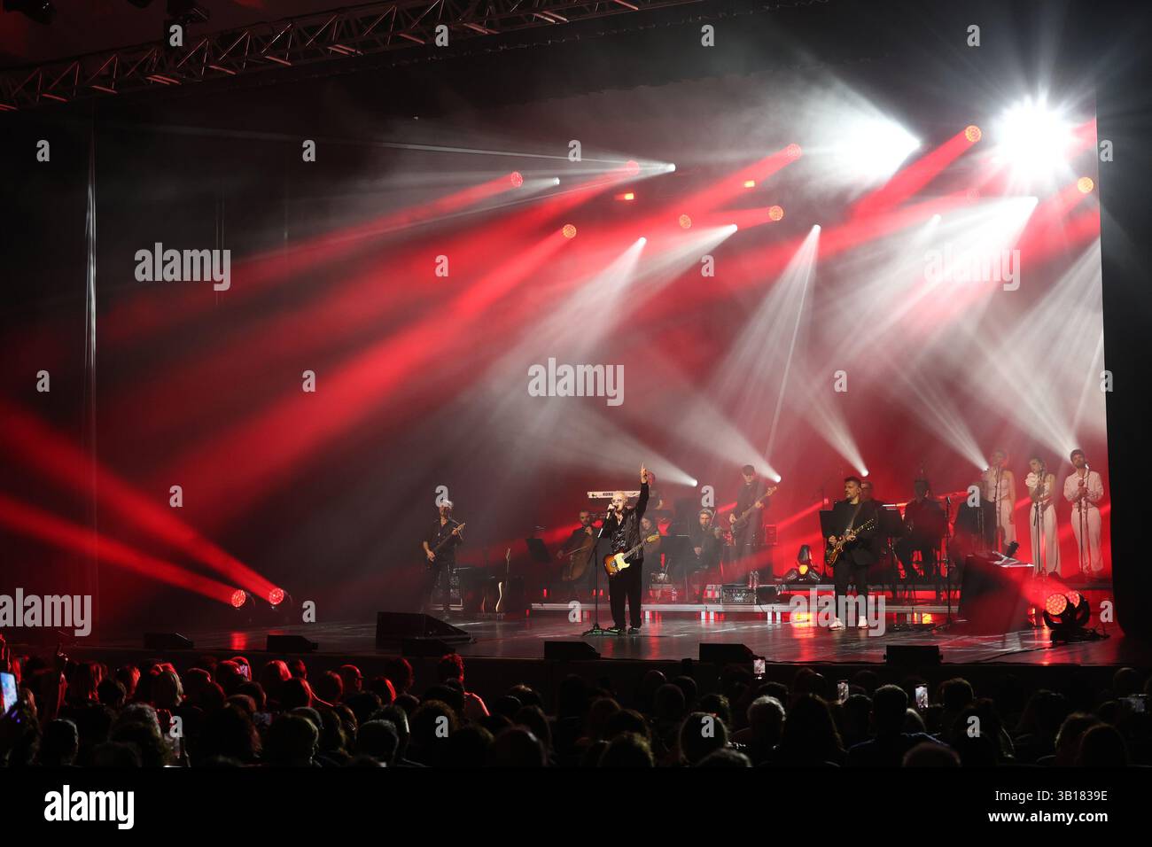 Bologna, Italy. 25th Apr, 2025. Italian songwriter Umberto Tozzi during ...