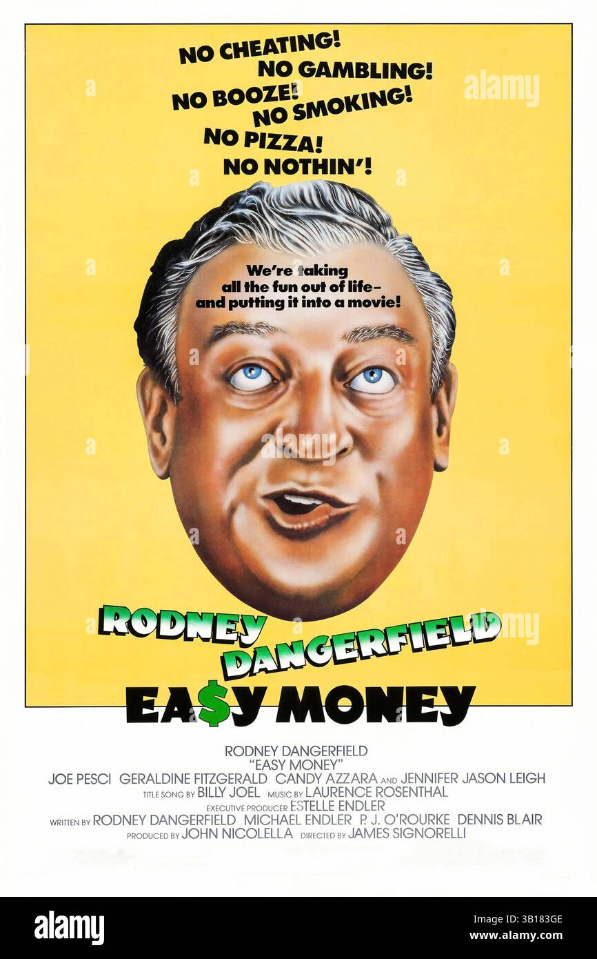 RODNEY DANGERFIELD in EASY MONEY (1983), directed by JAMES SIGNORELLI ...
