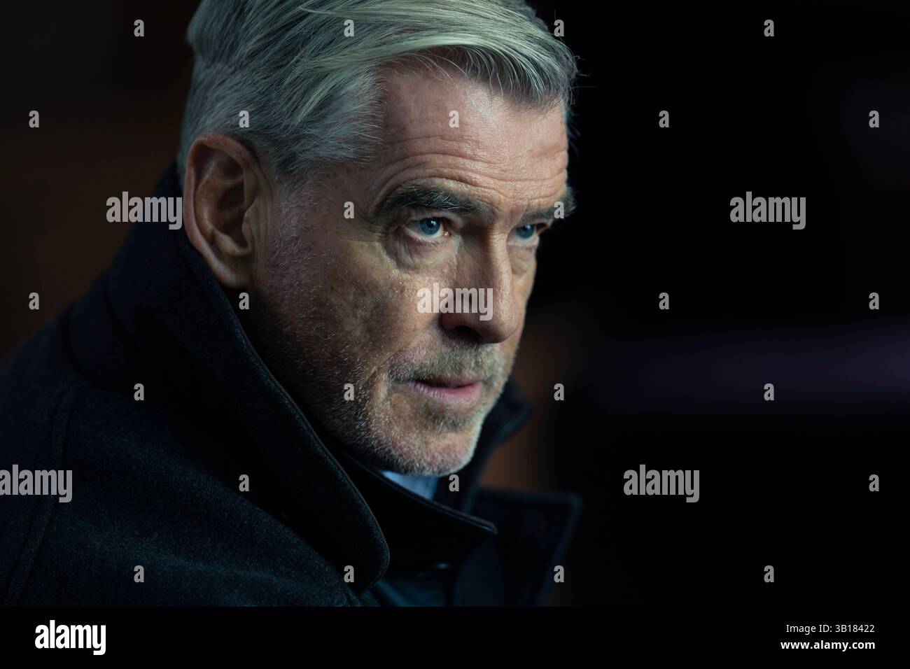 PIERCE BROSNAN in MOBLAND (2025), directed by GUY RITCHIE and ANTHONY ...