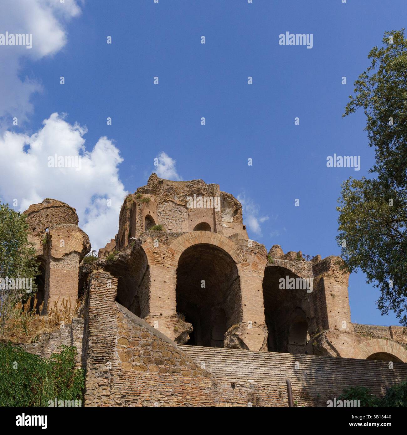 Remains of the Baths of Maxentius (Terme di Massenzio) on Palatine Hill ...