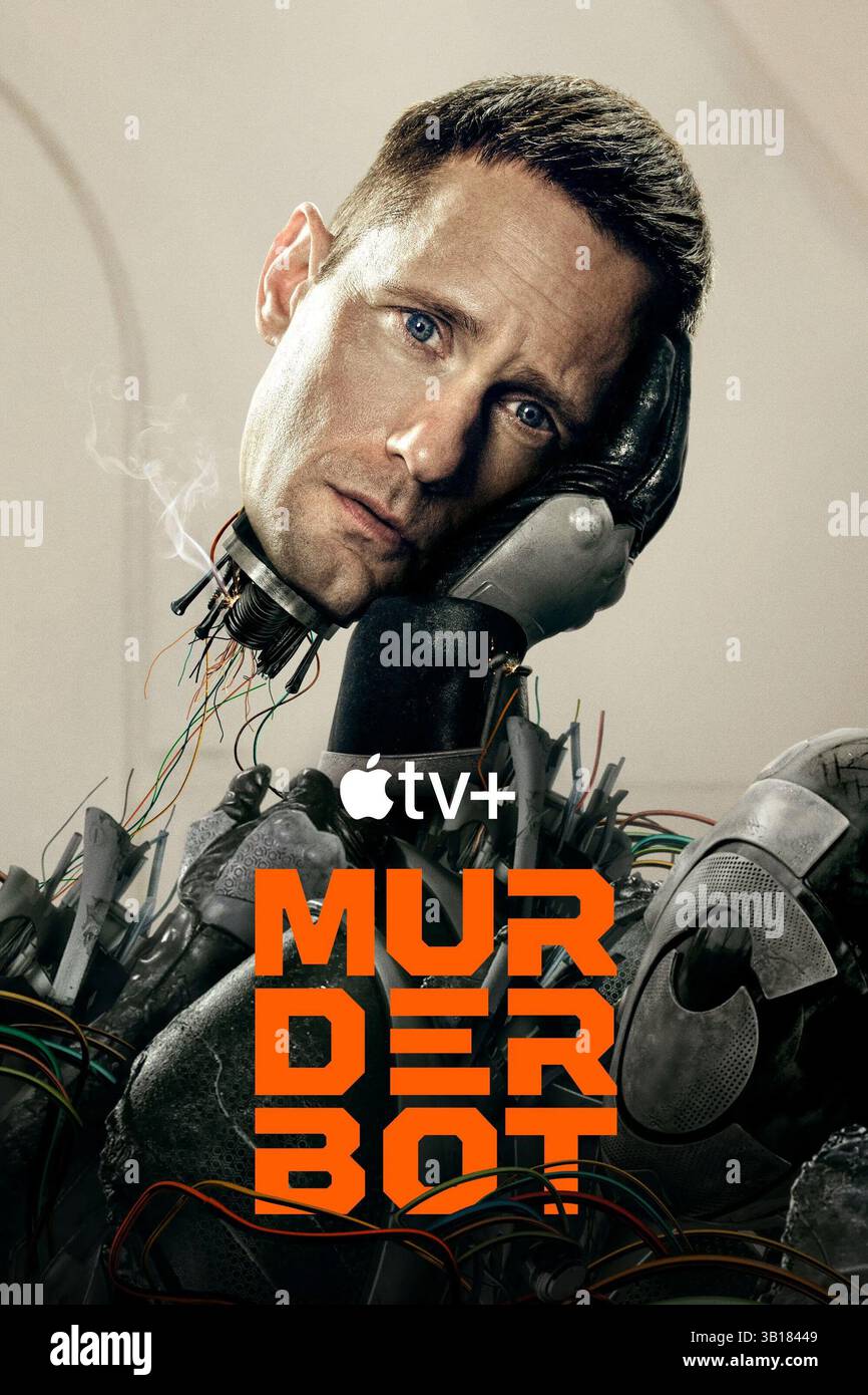ALEXANDER SKARSGARD in MURDERBOT (2025), directed by PAUL WEITZ, CHRIS ...