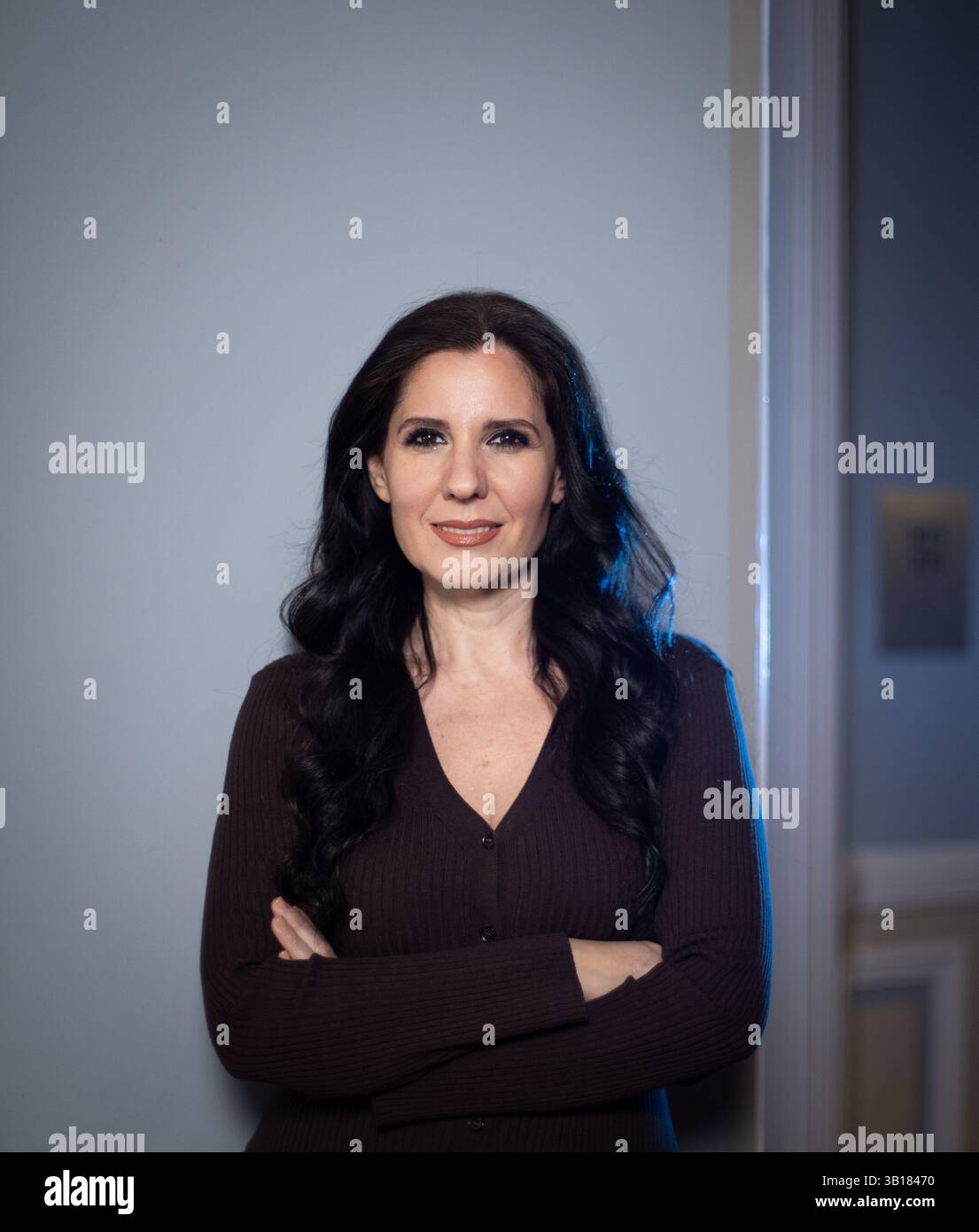 Madrid, March 11, 2025. Interview with singer Diana Navarro. Photo ...