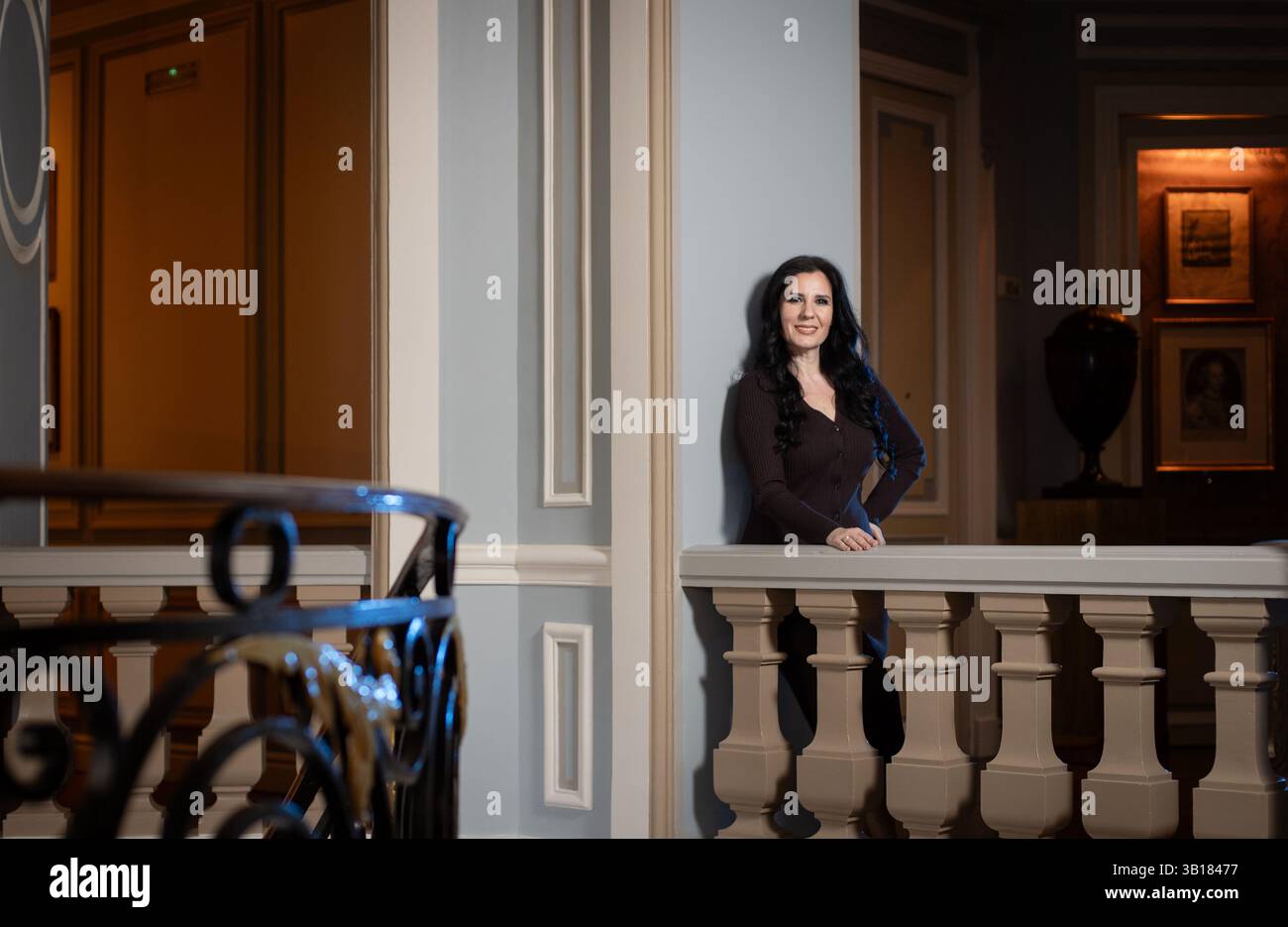 Madrid, March 11, 2025. Interview with singer Diana Navarro. Photo ...