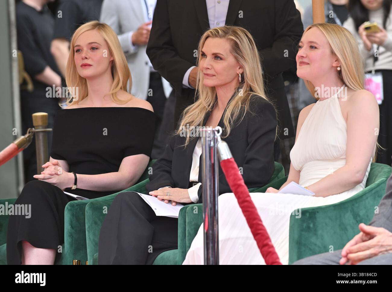Hollywood, USA. 25th Apr, 2025. Elle Fanning, Michelle Pfeiffer and ...