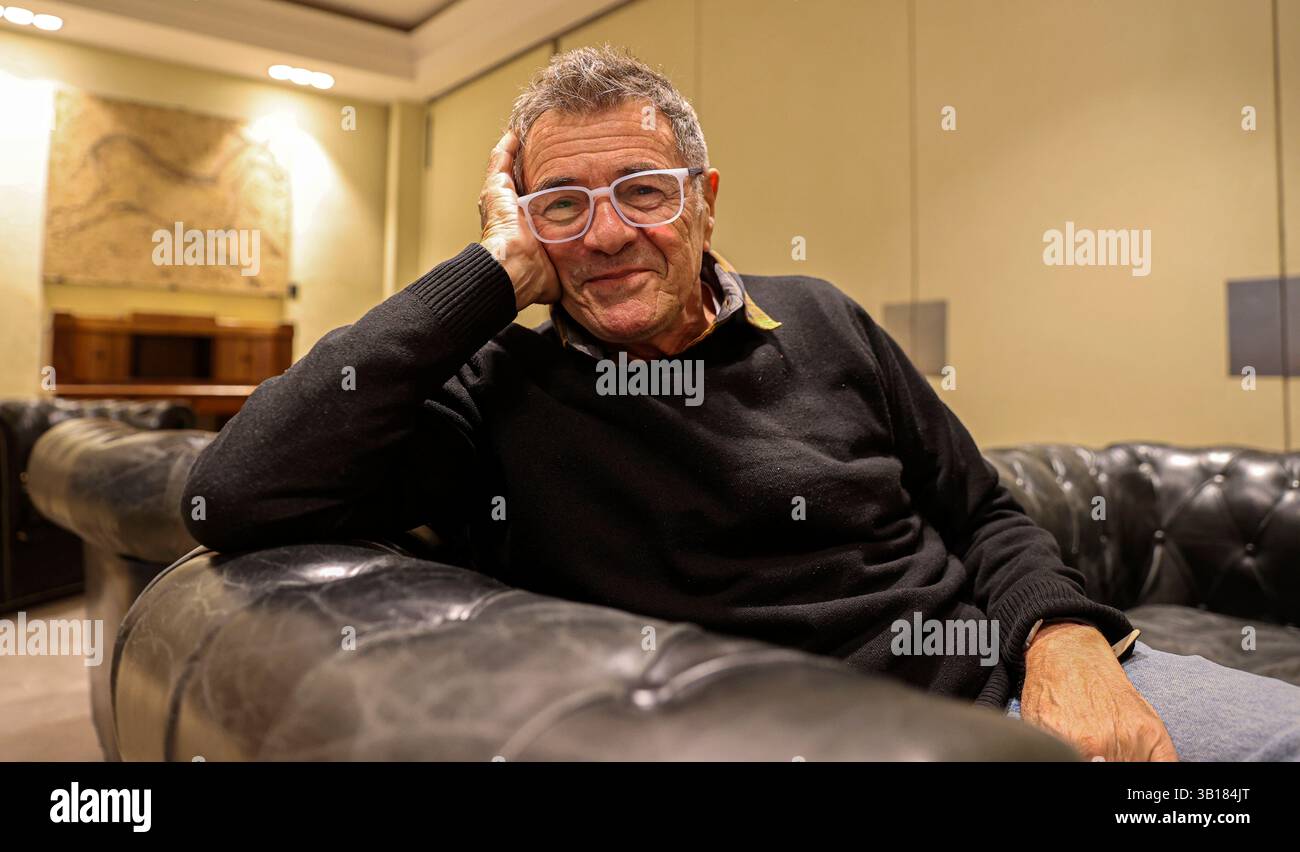 Madrid, March 21, 2025. Interview with Argentine writer Guillermo ...
