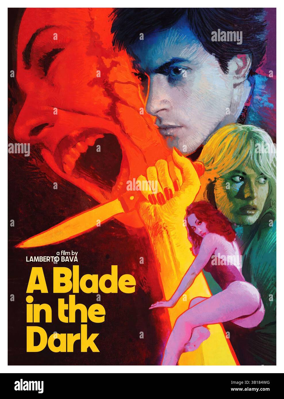 A BLADE IN THE DARK (1983) -Original title: LA CASA CON LA SCALA NEL BUIO-, directed by LAMBERTO ...
