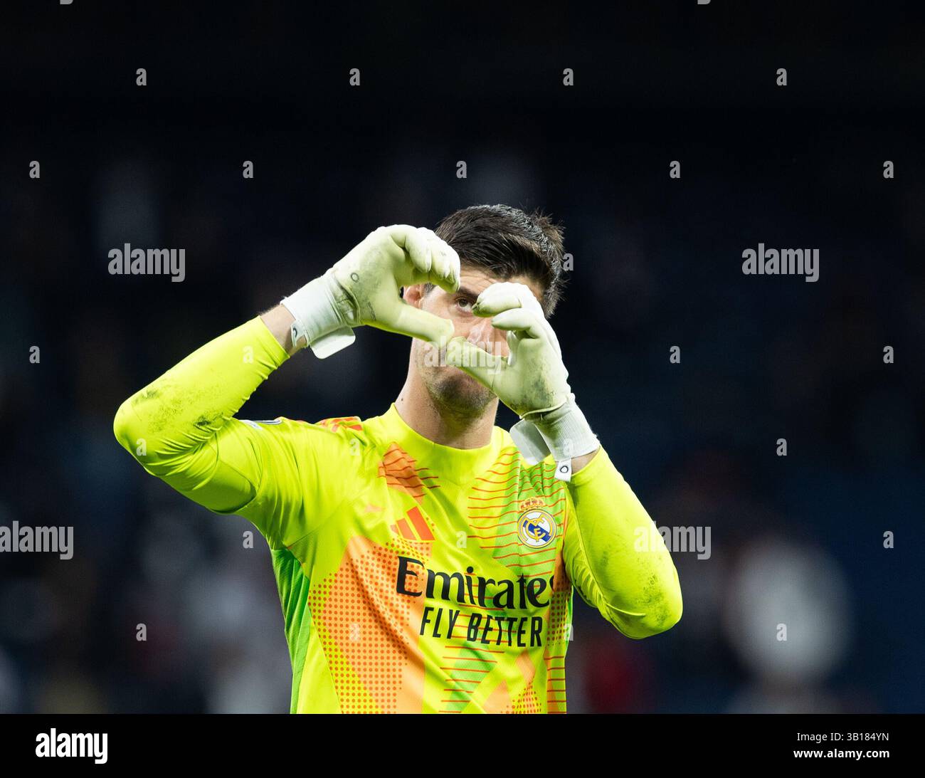 Madrid, April 16, 2025. Real Madrid and Arsenal won the second leg of ...