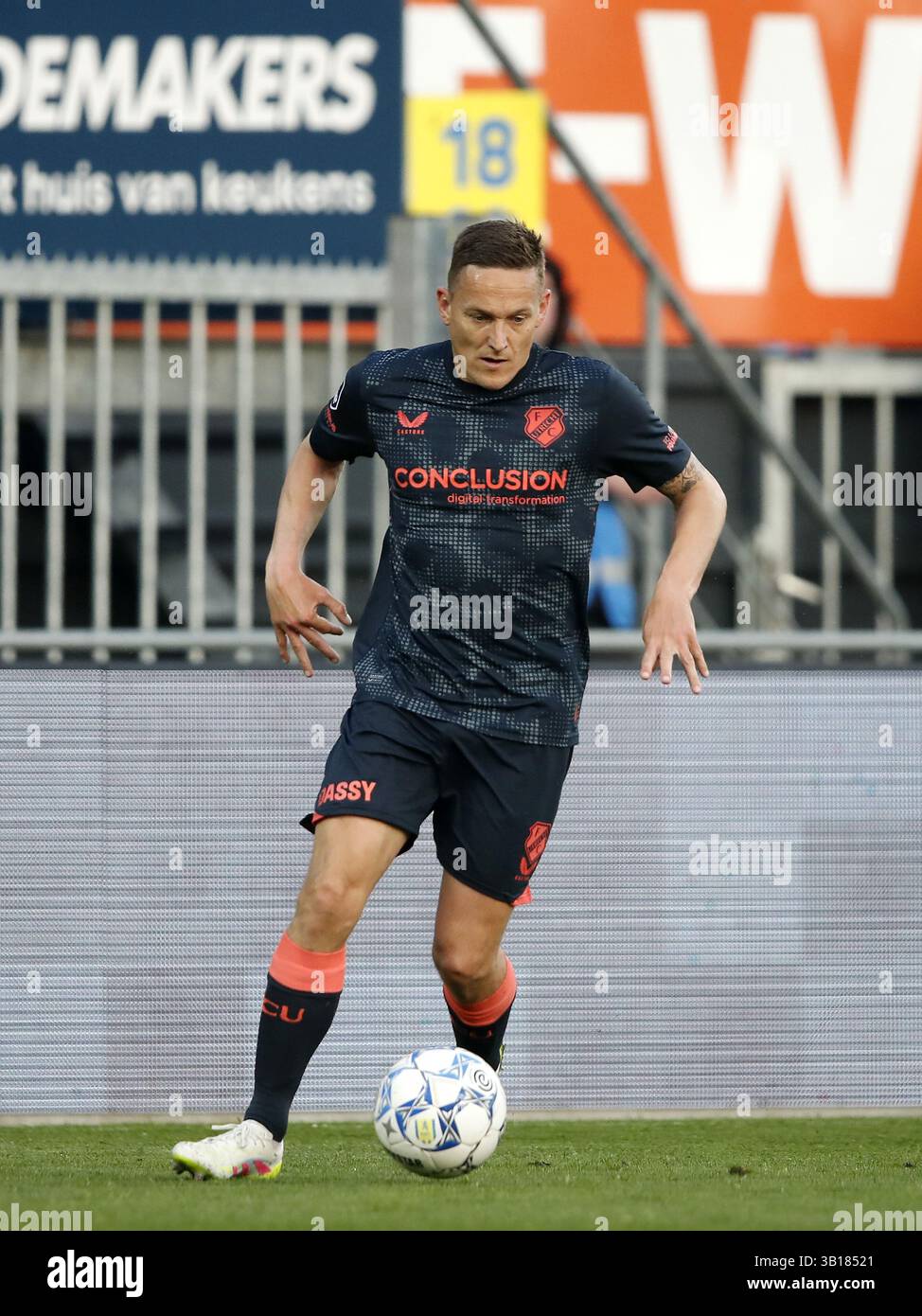 WAALWIJK - Jens Toornstra of FC Utrecht during the Dutch Eredivisie match between RKC Waalwijk ...