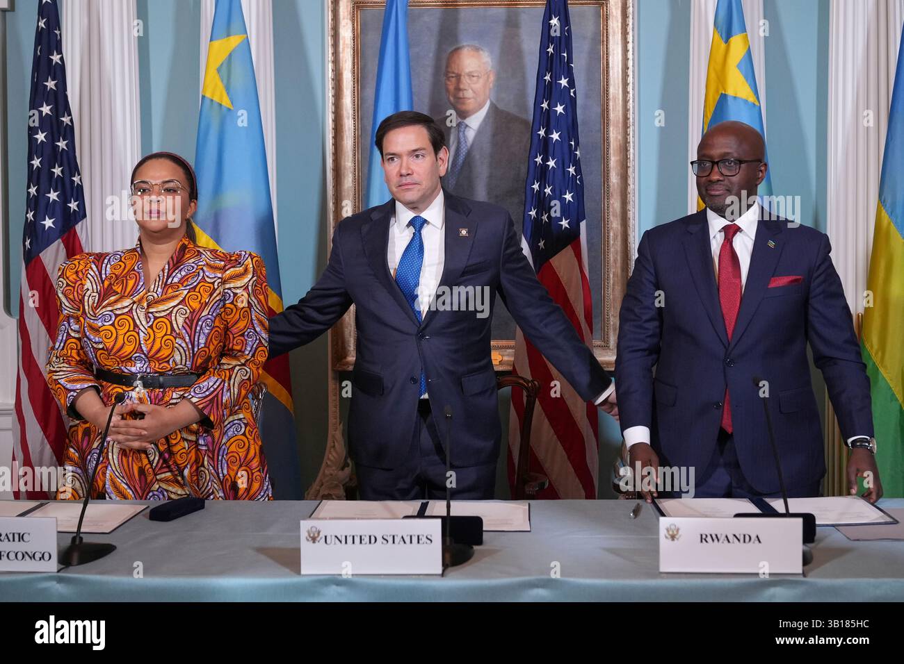 Secretary of State Marco Rubio hosts a Declaration of Principles ...