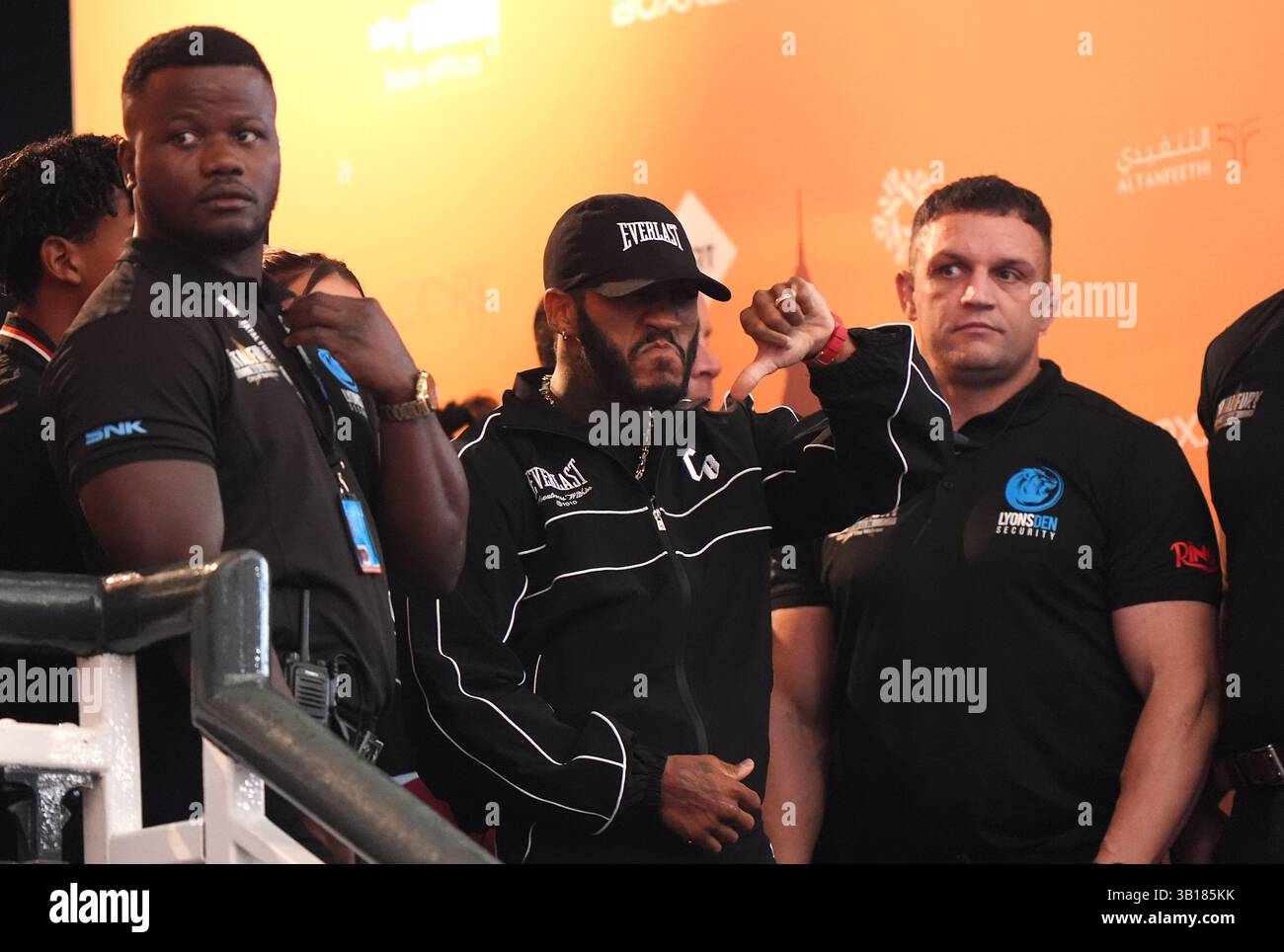 Conor Benn ahead of the weigh in at the Business Design Centre, London ...