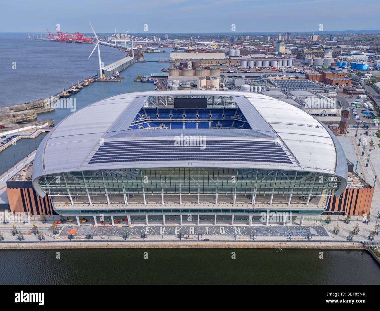 Aerial image of Everton Football Clubs New Stadium at Bramley Moore ...