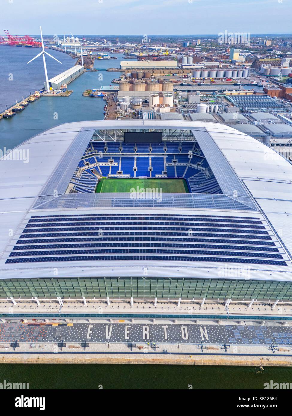 Aerial image of Everton Football Clubs New Stadium at Bramley Moore ...