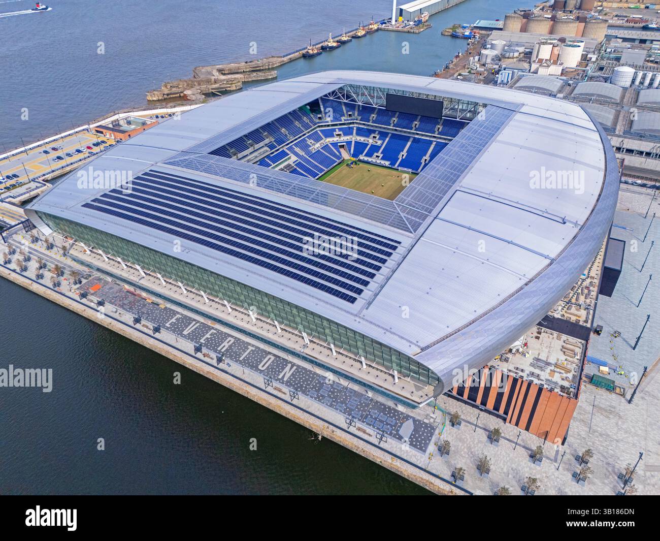 Aerial image of Everton Football Clubs New Stadium at Bramley Moore ...