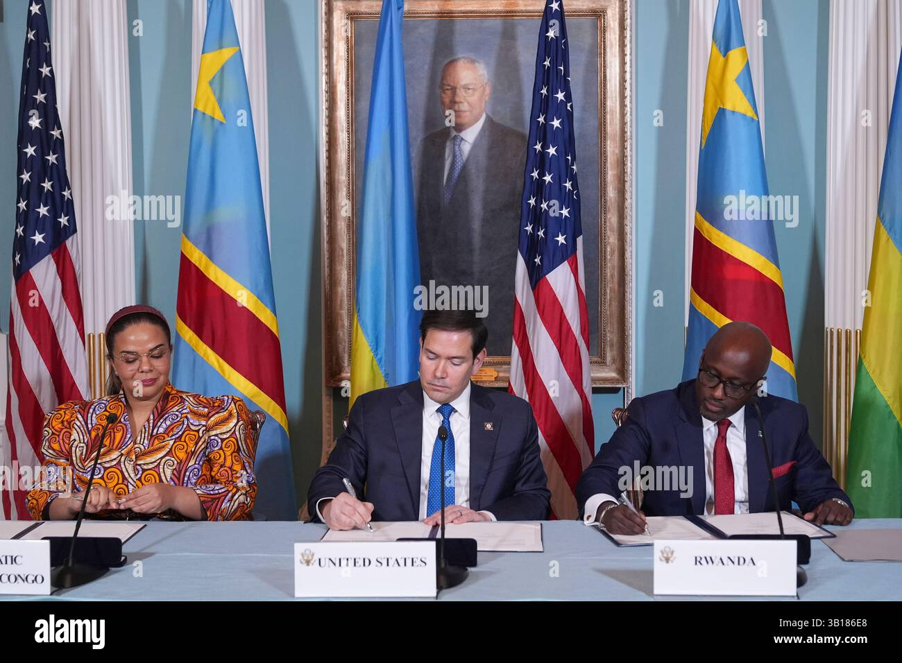 Secretary of State Marco Rubio hosts a Declaration of Principles ...