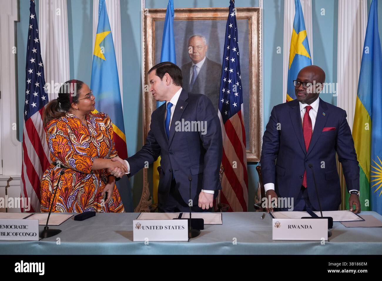 Secretary of State Marco Rubio hosts a Declaration of Principles ...