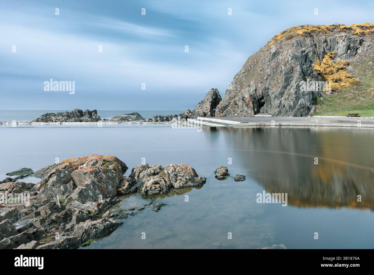 The Tarlair Swimming Pools in Macduff, Aberdeenshire, Scotland, are ...
