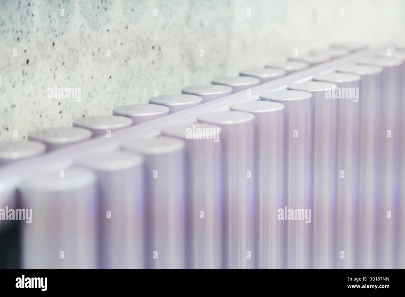 Radiators of the heating system, Radiators with cylindrical tubes Stock ...