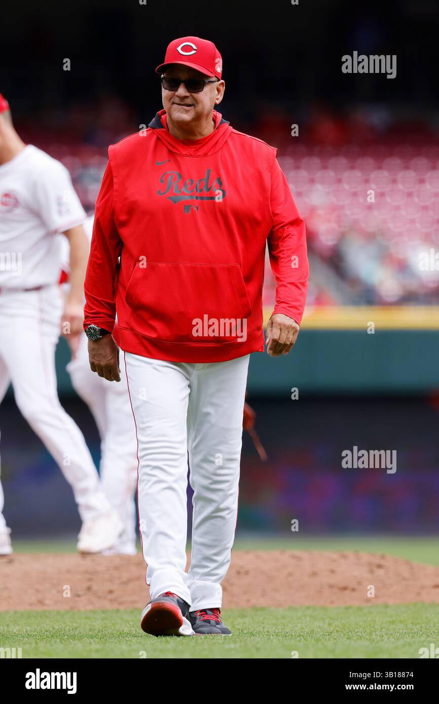 CINCINNATI, OH - APRIL 17: Cincinnati Reds manager Terry Francona (77 ...