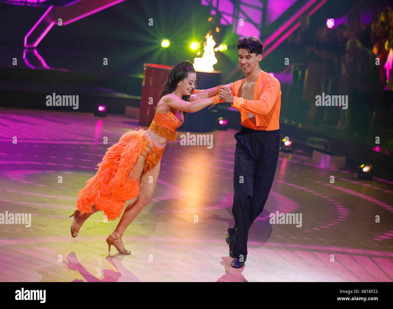 Cologne, Germany. 25th Apr, 2025. Diego Pooth, influencer, and Malika ...