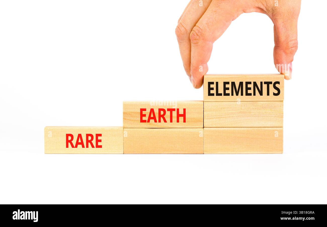 Rare earth elements symbol. Concept words Rare earth elements on ...