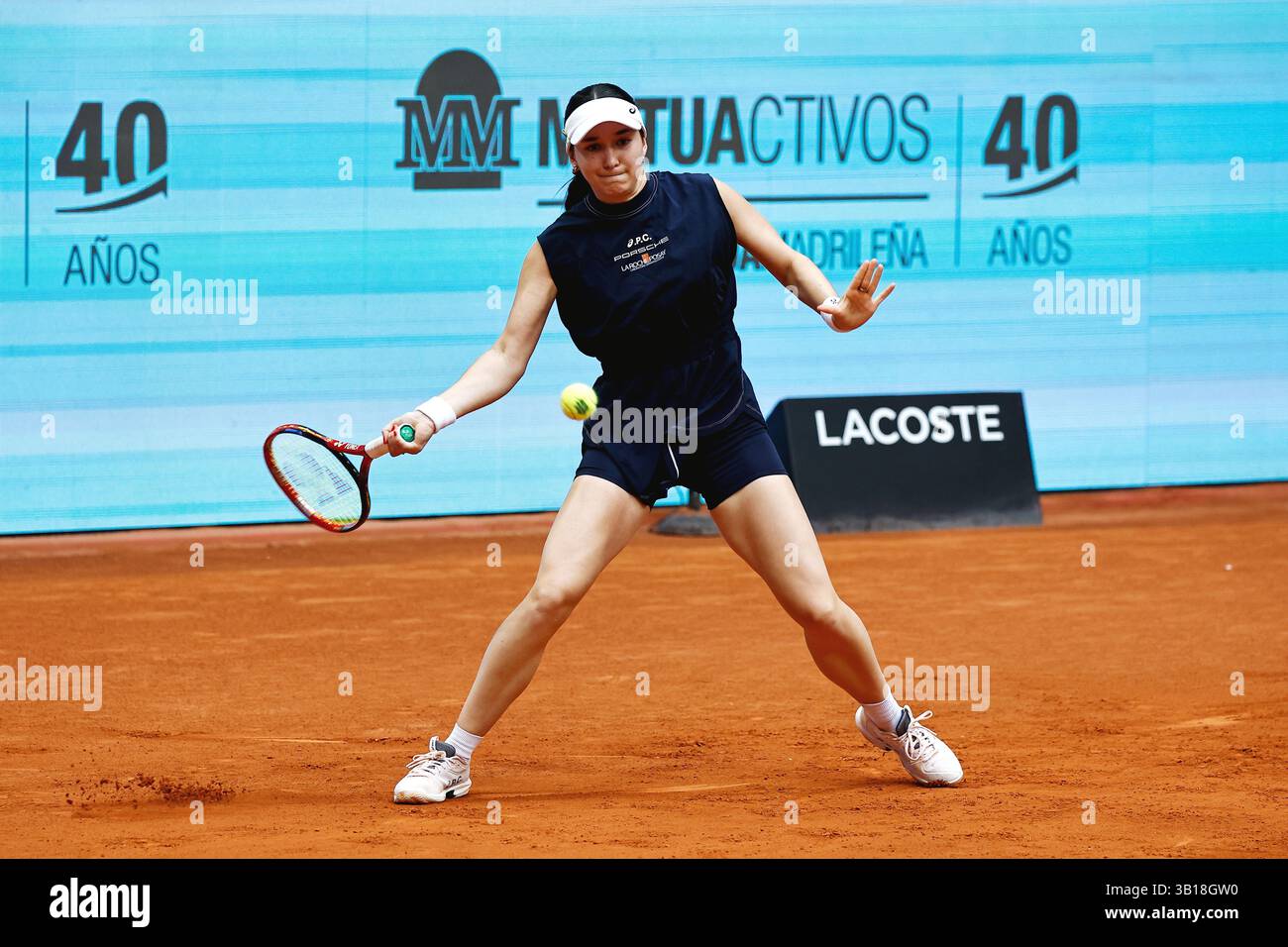 Madrid, Spain. 25th Apr, 2025. Eva Lys (GER) Tennis : Eva Lys during ...