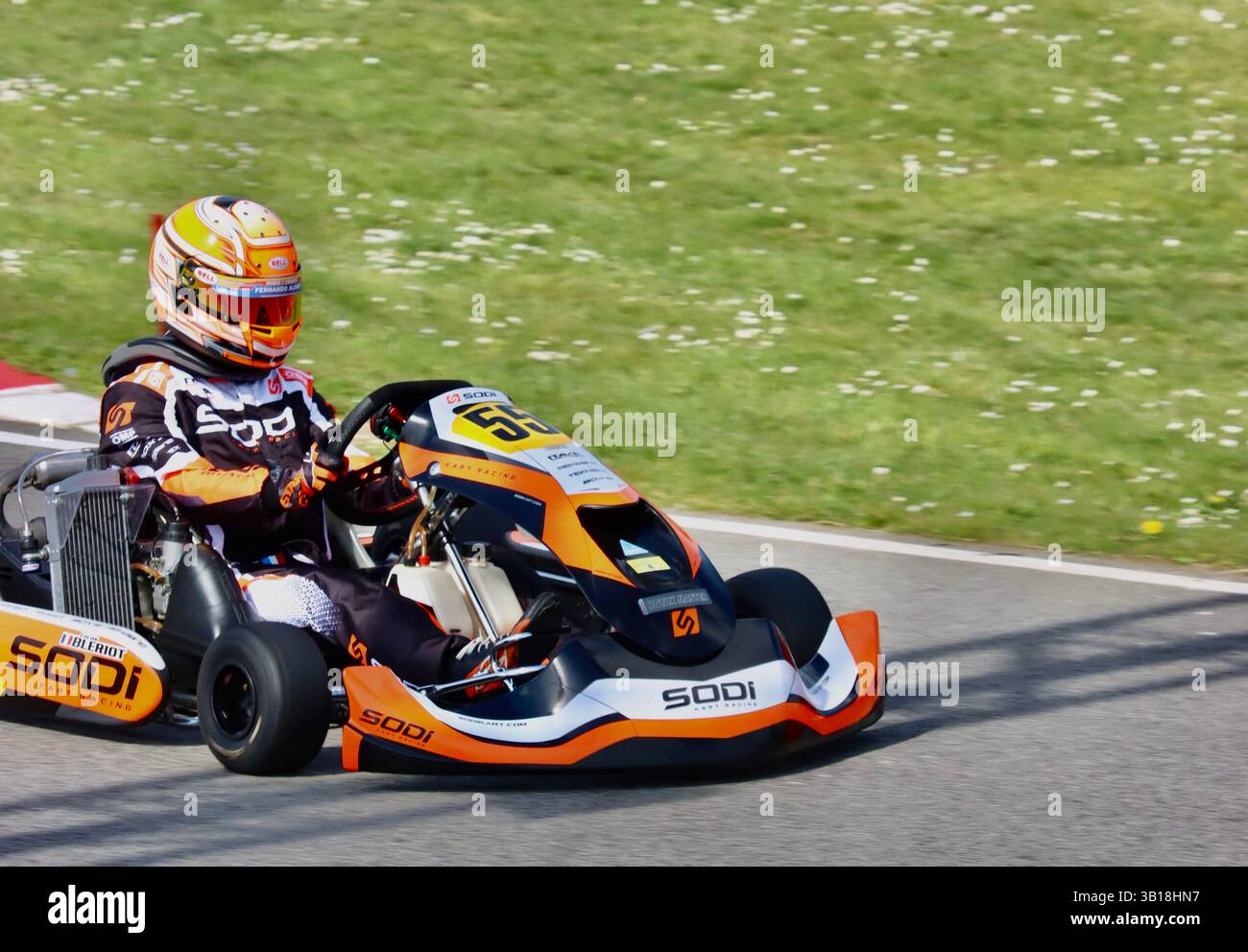 Rotax max Karts with Sodi Sigma chassis at the competition track of RKC ...