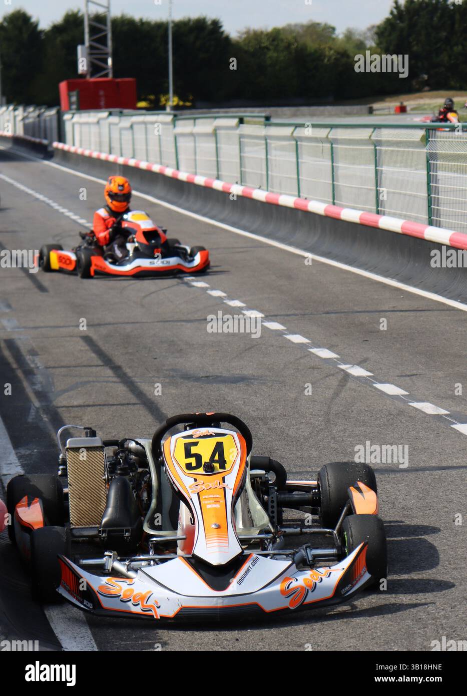 Rotax max Karts with Sodi Sigma chassis at the competition track of RKC ...