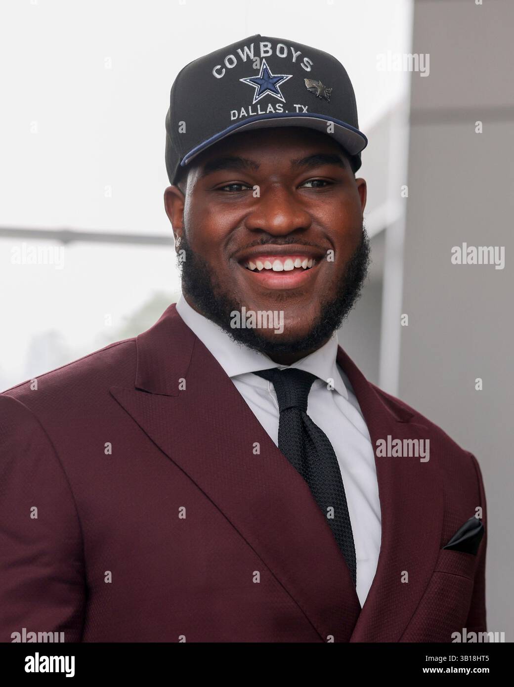 Dallas Cowboys' first round NFL football draft pick Tyler Booker ...