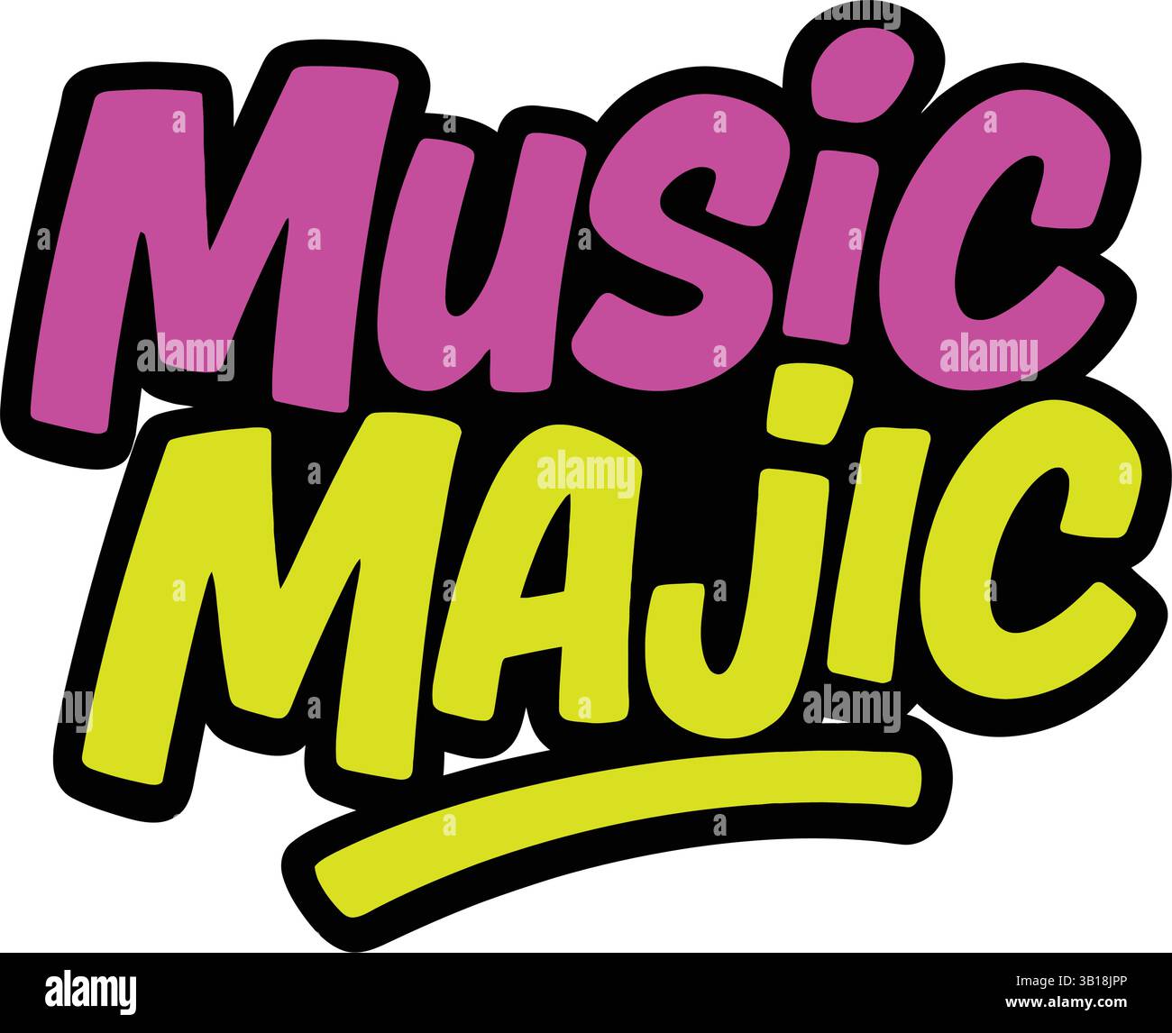 Music concert flyer design Cut Out Stock Images & Pictures - Alamy