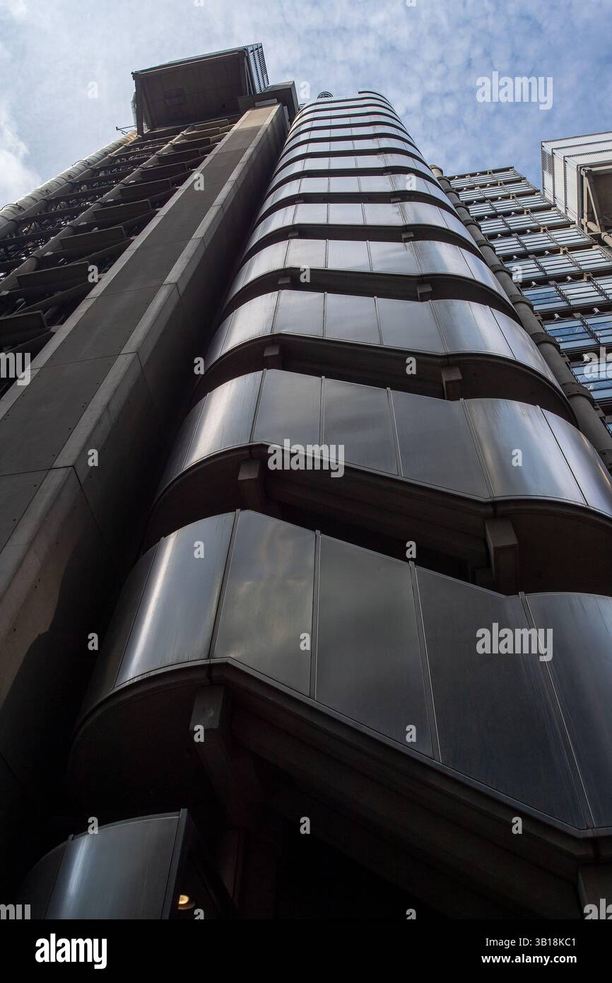 City of London, UK. 24th April, 2025. The iconic Lloyd's building in ...