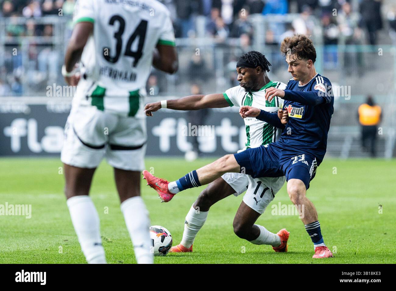 Jan-Simon Symalla (MSV Duisburg, 23), Yassir Atty (Borussia M?nchengladbach II, 17) Regionalliga ...