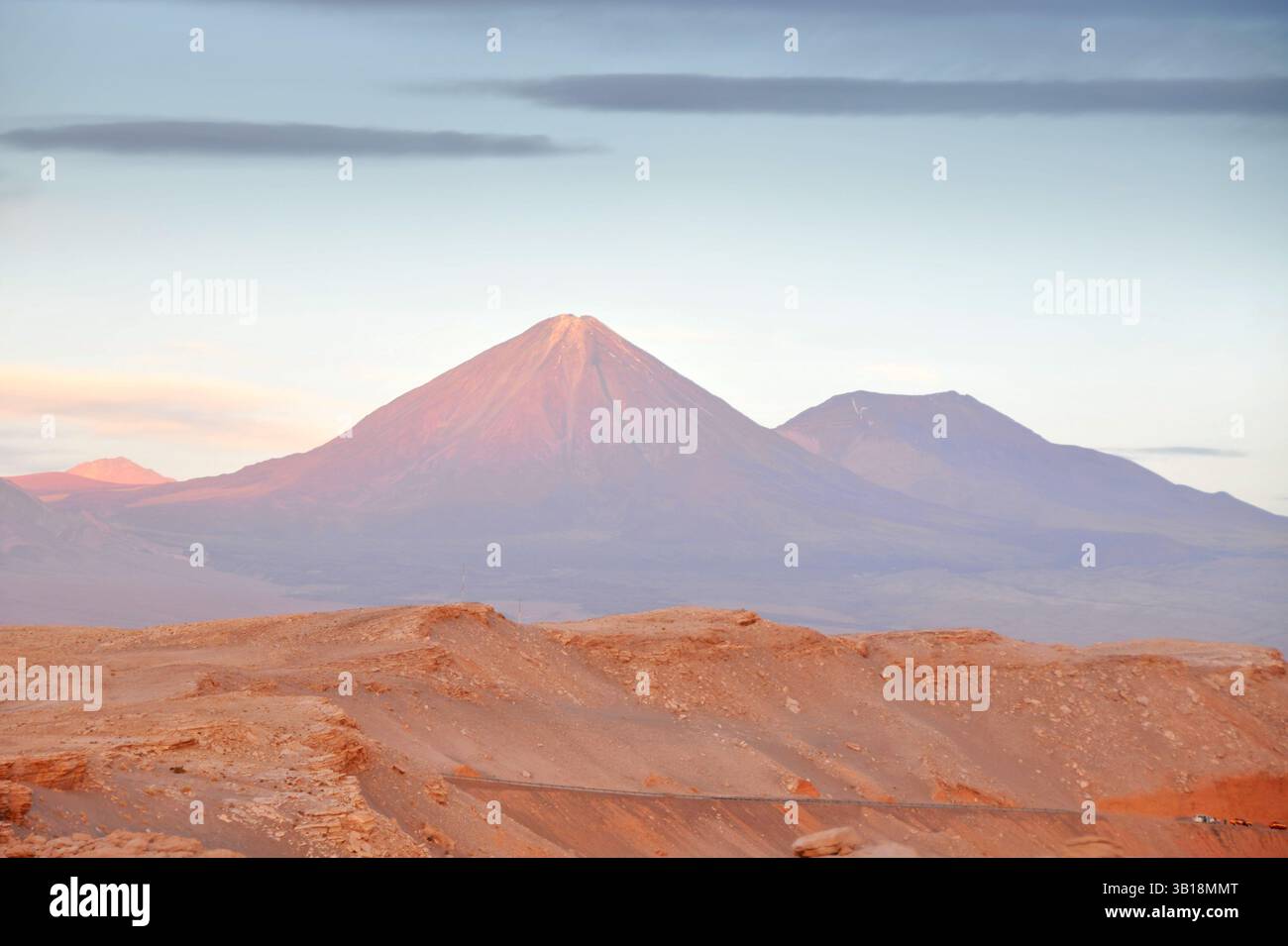 Licancabur stratovolcano on the Bolivia–Chile border in the Central ...