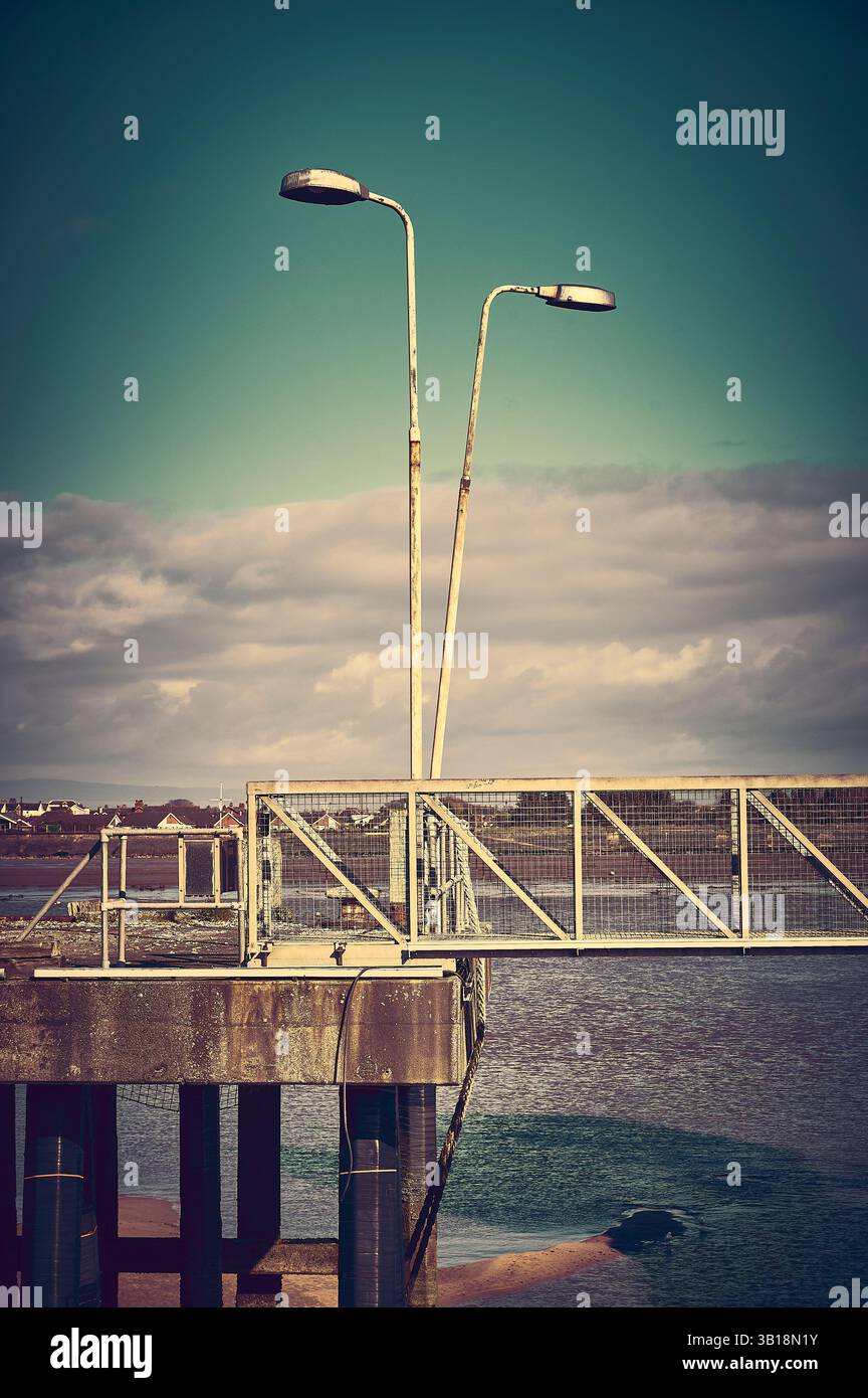 The closed down Roro ferry terminal at Fleetwood Stock Photo - Alamy