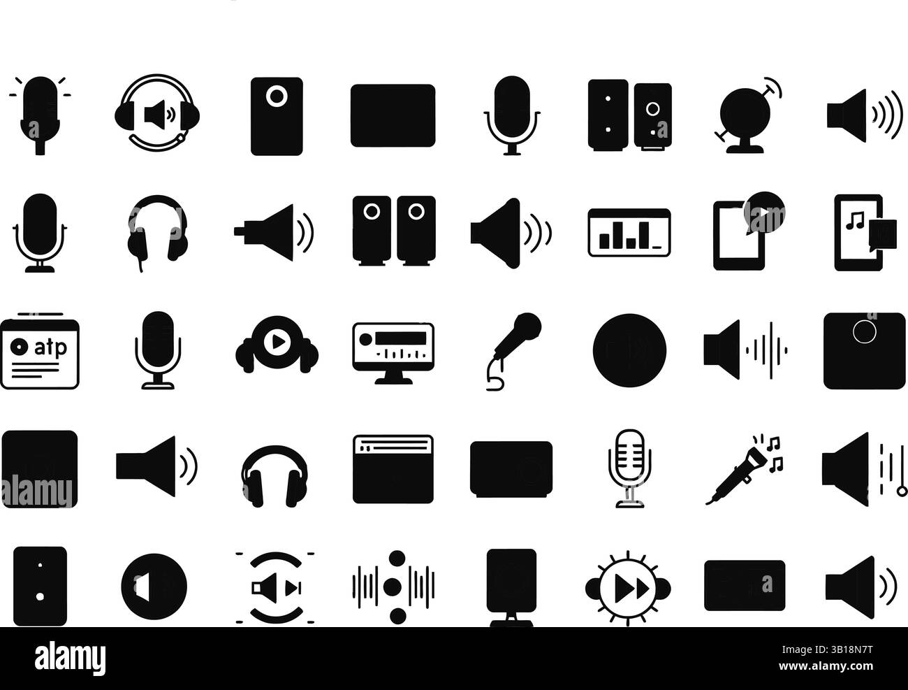 Sound focused graphics hi-res stock photography and images - Alamy