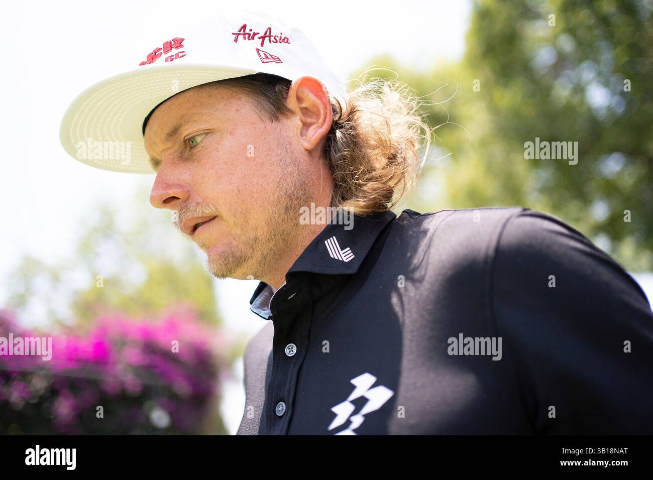 Captain Cameron Smith of Ripper GC is seen at the driving range before ...