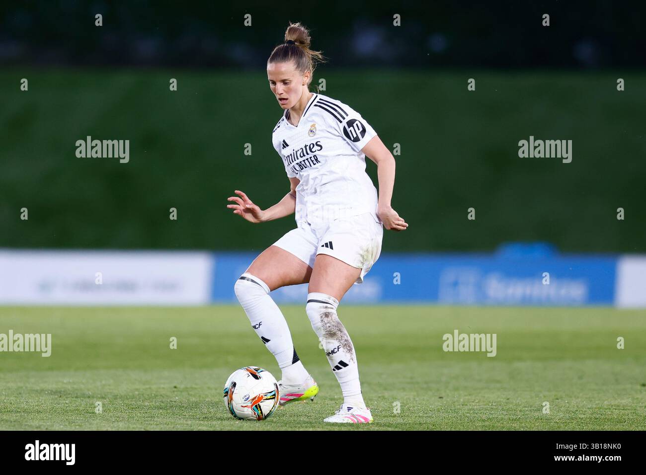 Sandie Toletti of Real Madrid in action during the Spanish Women League ...